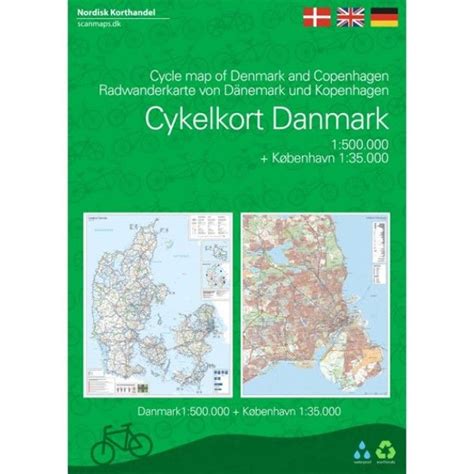 Fietsroutes Denemarken Kaart Kaart