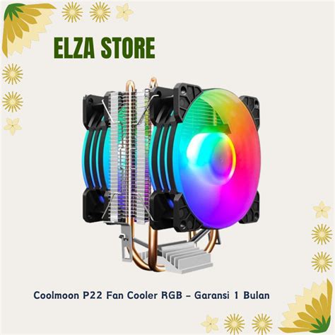Cpu FAN COOLER COOLMOON RGB P FOR INTEL And AMD FAN PROCESSOR Shopee Malaysia