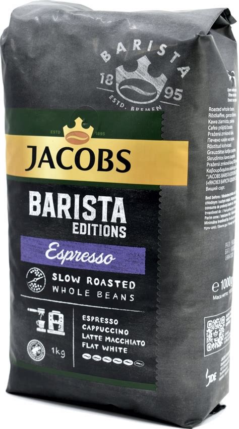 Kawa Ziarnista JACOBS BARISTA CREMA ITALIANO 1kg 12668215331