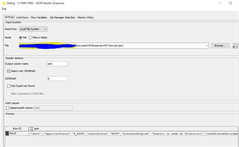 Json Reader Doesnt Read All The Data Knime Analytics Platform