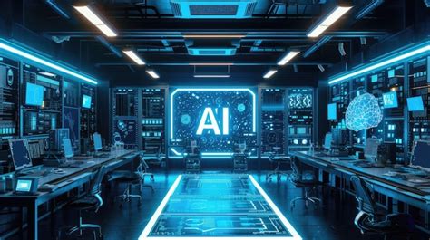 Premium Photo Ai Artificial Intelligence Concept High Tech Lab Futuristic And Technological