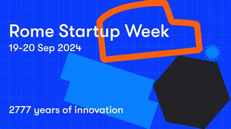 Startup Program Rome Startup Week