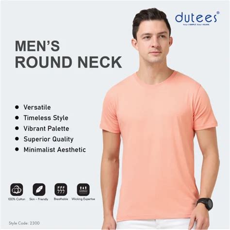 Round Cotton Unisex T Shirt 160 Gsm Half Sleeves Plain At Rs 399 In