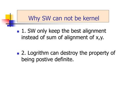 Ppt Protein Homology Detection Using String Alignment Kernels