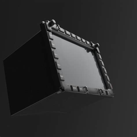 MFD Multi Function Display D Model TurboSquid