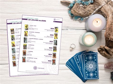 Gratuit Les fiches Mots clés du Tarot par e mail Vivre intuitif