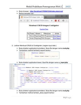 Modul Framework CodeIgniter Pdf