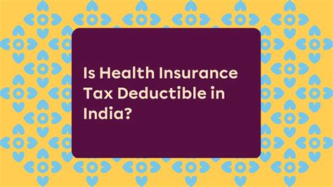 Is Health Insurance Tax Deductible In India Plum Blog