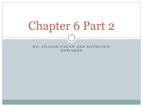 Ppt Chapter 6 Part 2 Powerpoint Presentation Free Download Id1459255