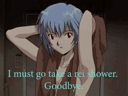 Rei Ayanami Taking Shower Gif Gifdb Com