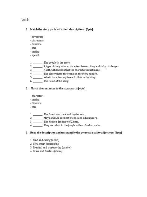 Unit 5 Practice Test Pdf Verb Syntax