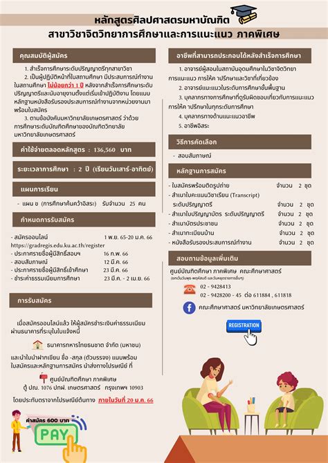 ศูนย์บัณฑิตศึกษา ภาคพิเศษ คณะศึกษาศาสตร์ มหาวิทยาลัยเกษตรศาสตร์ Bangkok