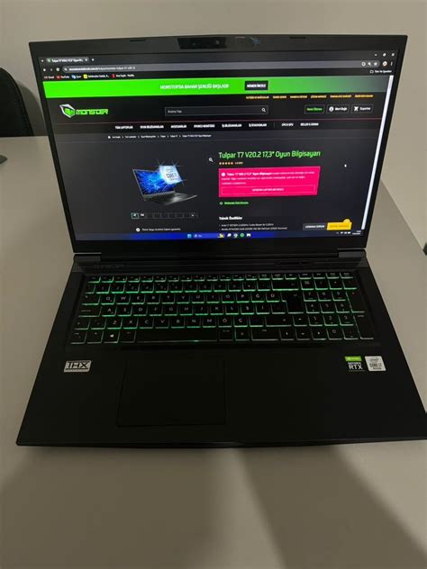 Monster Tulpar T V RTX GAMING Dizüstü Bilgisayar