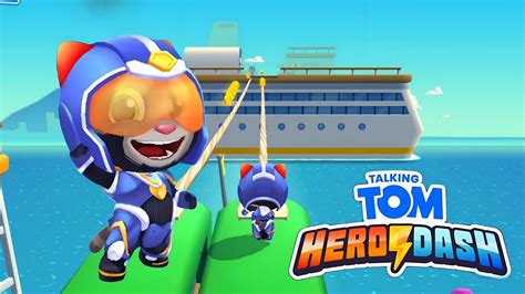 Talking Tom Hero Dash Tom Full Screen Gameplay Android Lilu Youtube