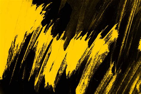Создать мем "brush stroke, желтый фон, фон черно желтый краска ...