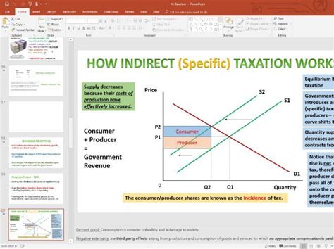 22 Indirect Tax Slides Activities And Notes Edexcel A Level