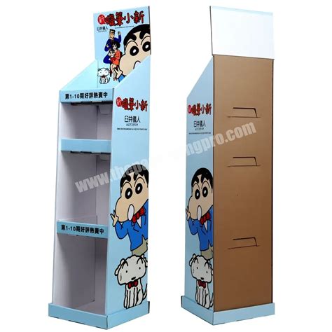 Customized Cardboard Pop Display Shelf Rack For Products Retail And