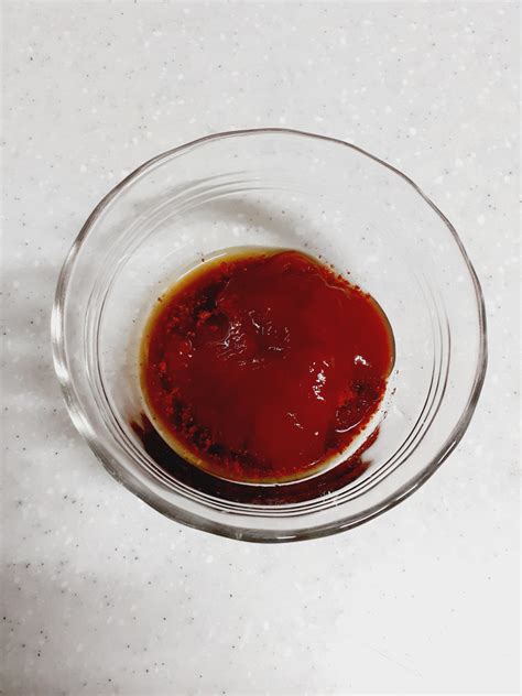 칠리소스와 또띠아 랩