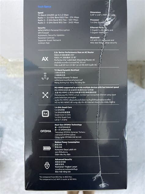 Linksys Velop Wifi 6 Whole Home Mesh System Computers Tech Parts Accessories Networking