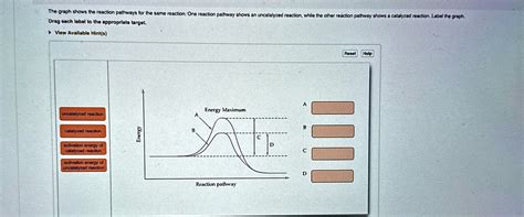 the graph shows the reaction pathways for the same reaction one