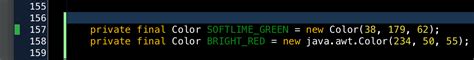 Does Not Recognize New Java Awt Color Issue Junichi Netbeans Color Codes Preview