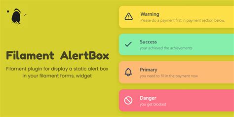 Github Koalafacade Filament Alertbox Filament Plugin Field For
