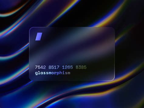Glassmorphic Glassmorphism Card In 2025 Cards Card Design Ui