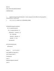 Data Structure And Algorithm Midterm Docx BSITE 1C DATA STRUCTURE AND ALGORITHM MIDTERM EXAM I