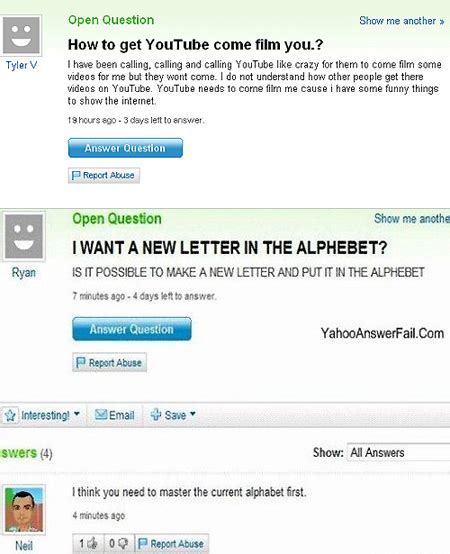 10 Of The Weirdest Questions On Yahoo Answers Techeblog