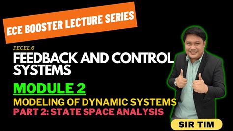 Feedback And Control Systems State Space Analysis Tup Ece Lectures