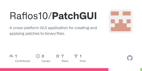 GitHub Raflos10 PatchGUI A Cross Platform GUI Application For Creating And Applying Patches