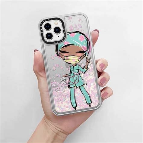 Medical Doctor Lady Dark Skin Option Diy Phone Case Design Pretty