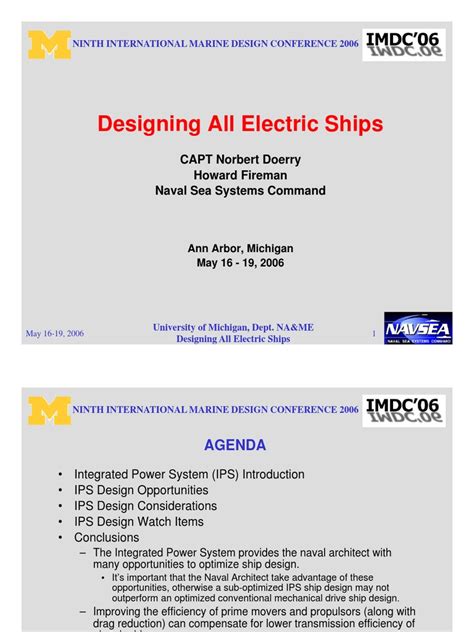 Design All Electric Ship Pdf Marine Propulsion Engines