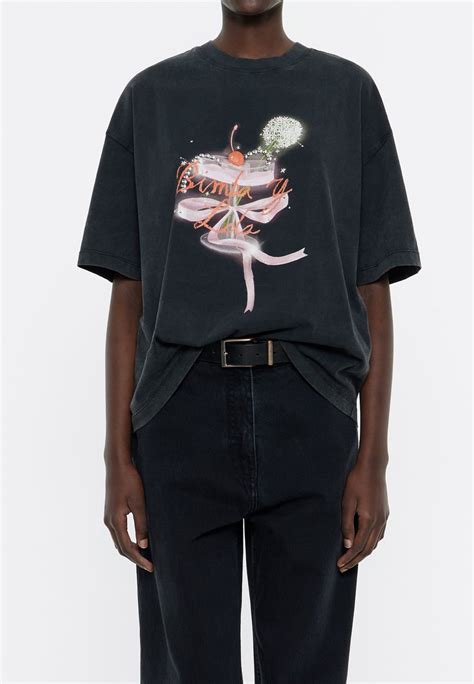 Bimba Y Lola Print T Shirt Lavadoblack Zalandoie