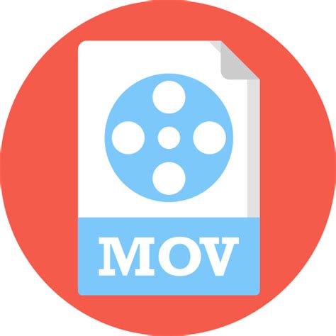 Mov File Generic Circular Icon