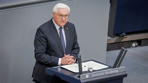 Deutscher Bundestag Steinmeier Schützen Wir Unsere Freiheit Und