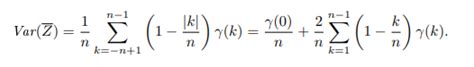Solved Let Be A Stationary Series With Autocovariance