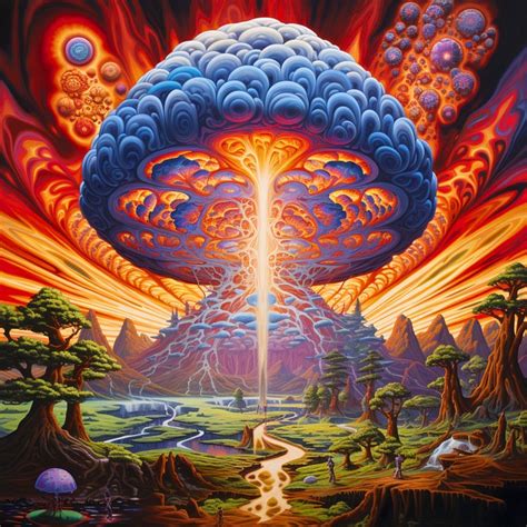 Download Ai Generated Explosion Psychedelic Royalty Free Stock
