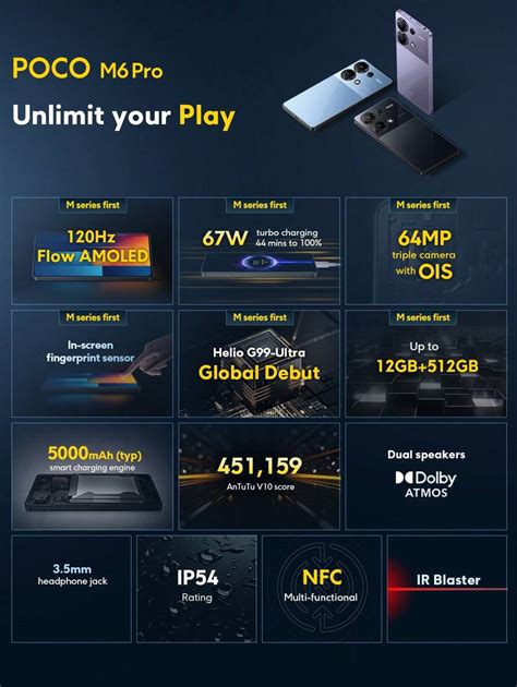 Estreia Mundial Vers O Global Poco M Pro Gb Gb Roxo Mtk Helio G Ultra Hz Display