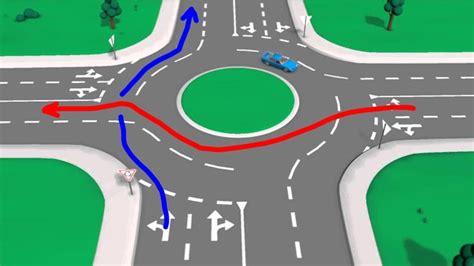 Usa Entryexit Rights On A 3 Lane Roundabout With 2 Lane Entryexit