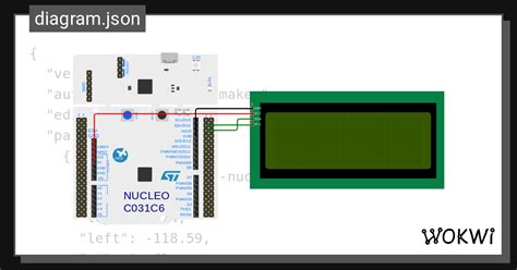 LCD I2C Display Wokwi ESP32 STM32 Arduino Simulator