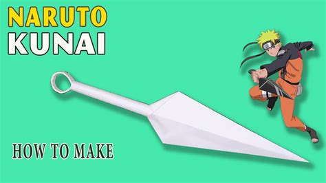 How To Make A Naruto Kunai Out Of Paper Easy Origami Kunai Knife