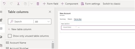 Embed Canvas App In A Model Driven App