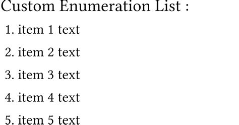 Creating A Custom Enumerate In Latex Kursus Dan Bimbingan Belajar