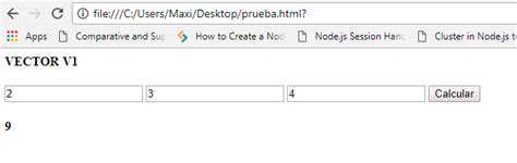Llenar vectores con datos y realizar calculos en javascript Stack Overflow en español