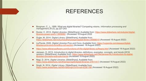 Digital Libraries Powerpoint Presentationpptx Databases Computer Software And Applications