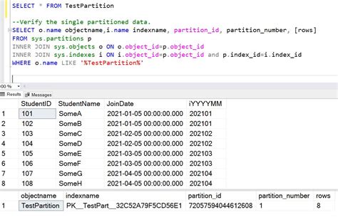 Sql Server Partitions On Existing Tables Big Data And Sql