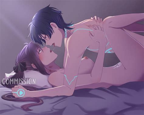 Scaramouche Mona And Wanderer Genshin Impact Drawn By Naysucc Danbooru