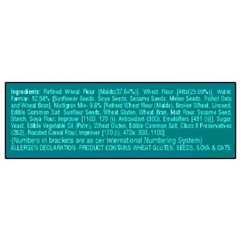 English Oven Sub Multigrain Sandwich Bread 200 G Jiomart