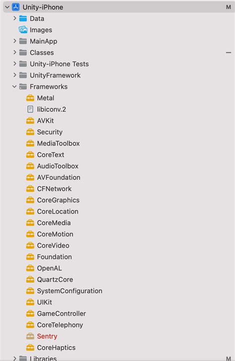 Sentry Unity Library Not Loading When Building From Xcode · Issue 432